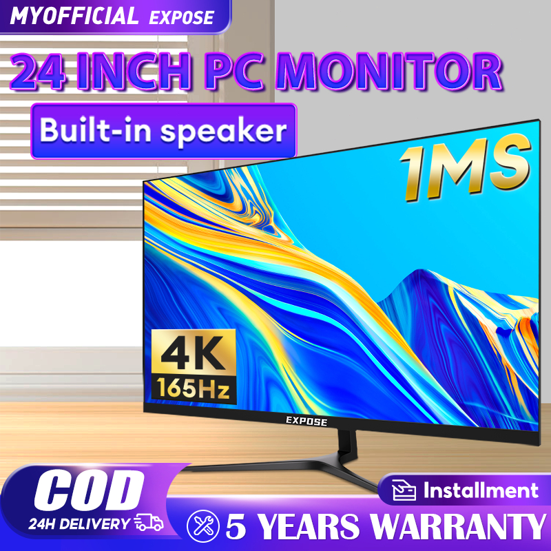 Gaming Monitor 24 Inch Monitor Pc 4K 165Hz Expose Monitor Gaming 27inch ...