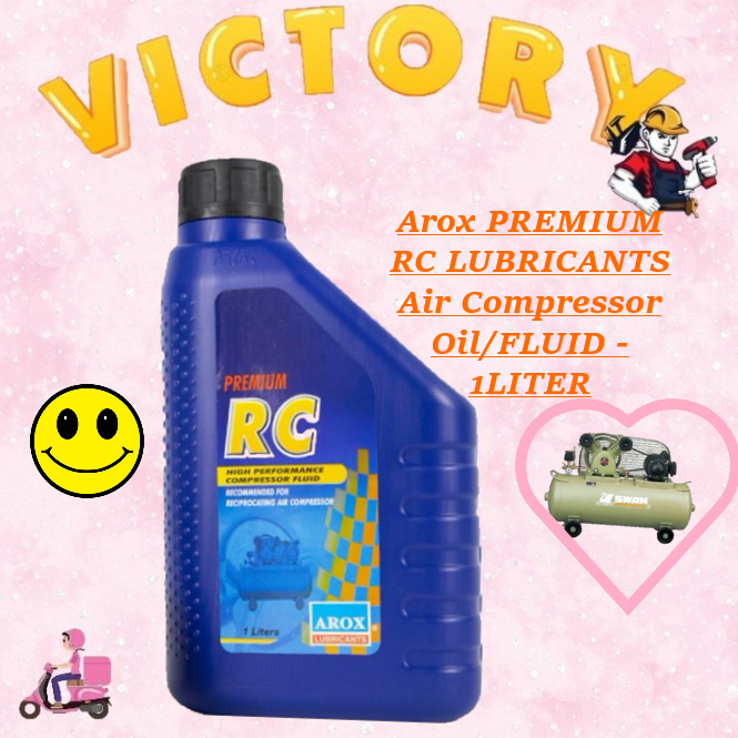 Arox PREMIUM RC LUBRICANTS Air Compressor Oil/FLUID - 1LITER | Shopee ...