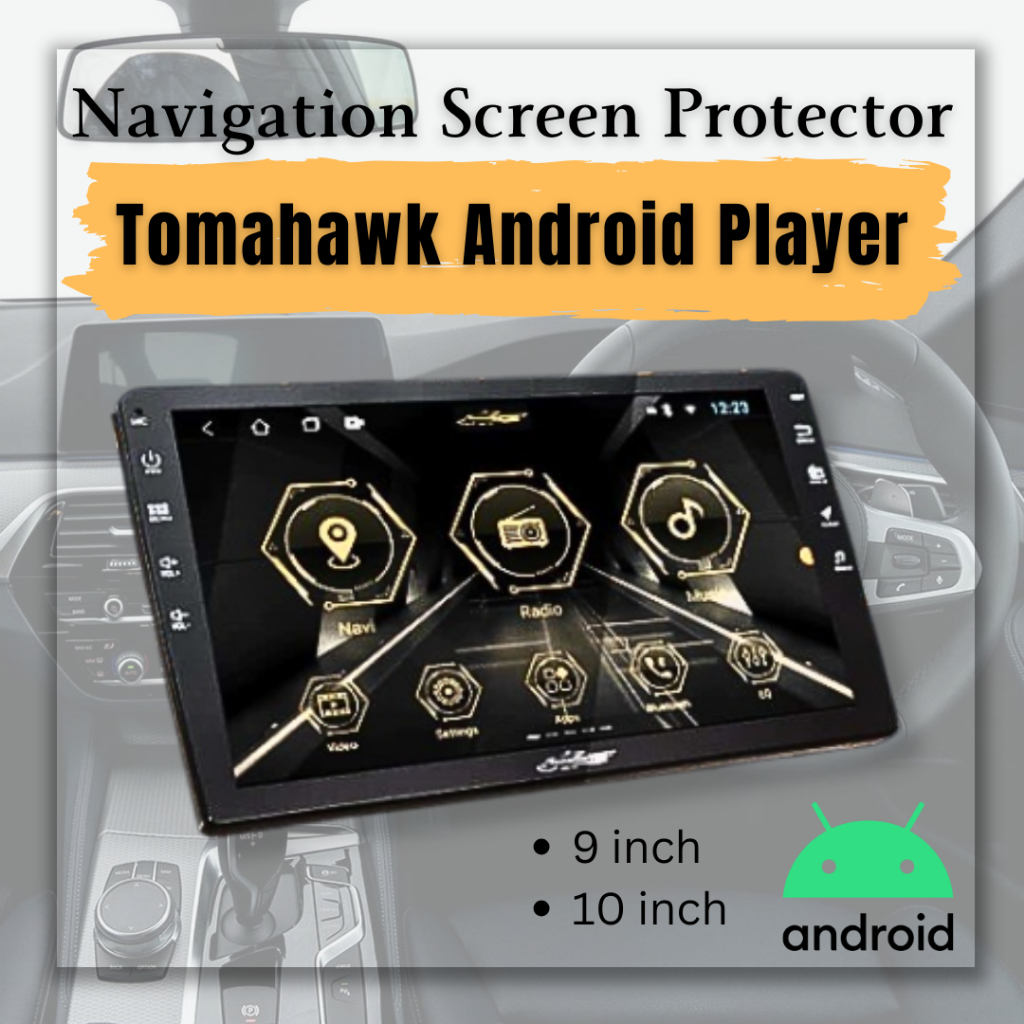 TOMAHAWK T3L 9 inch 10 inch Touch Screen Guard / Navigation / Head Unit ...