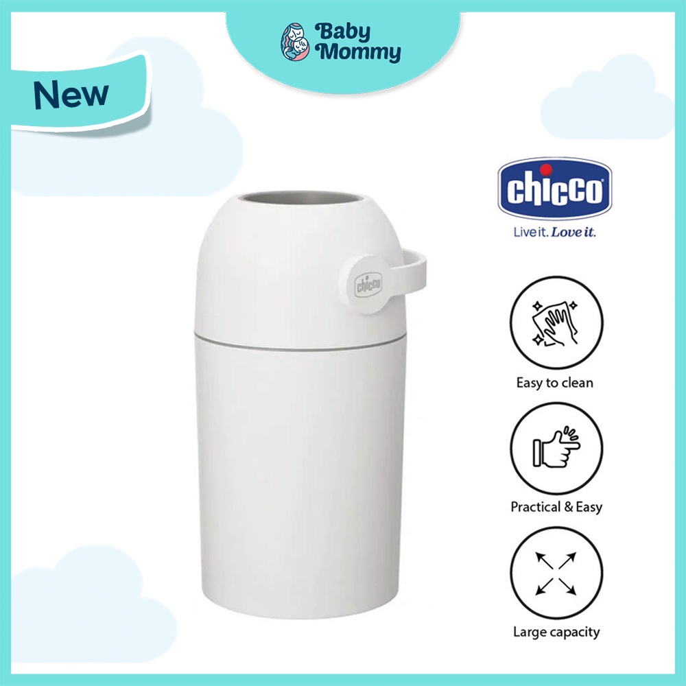 Babymommy Chicco Diaper Box Nappy Bin Odor Locking Odour Proof System ...