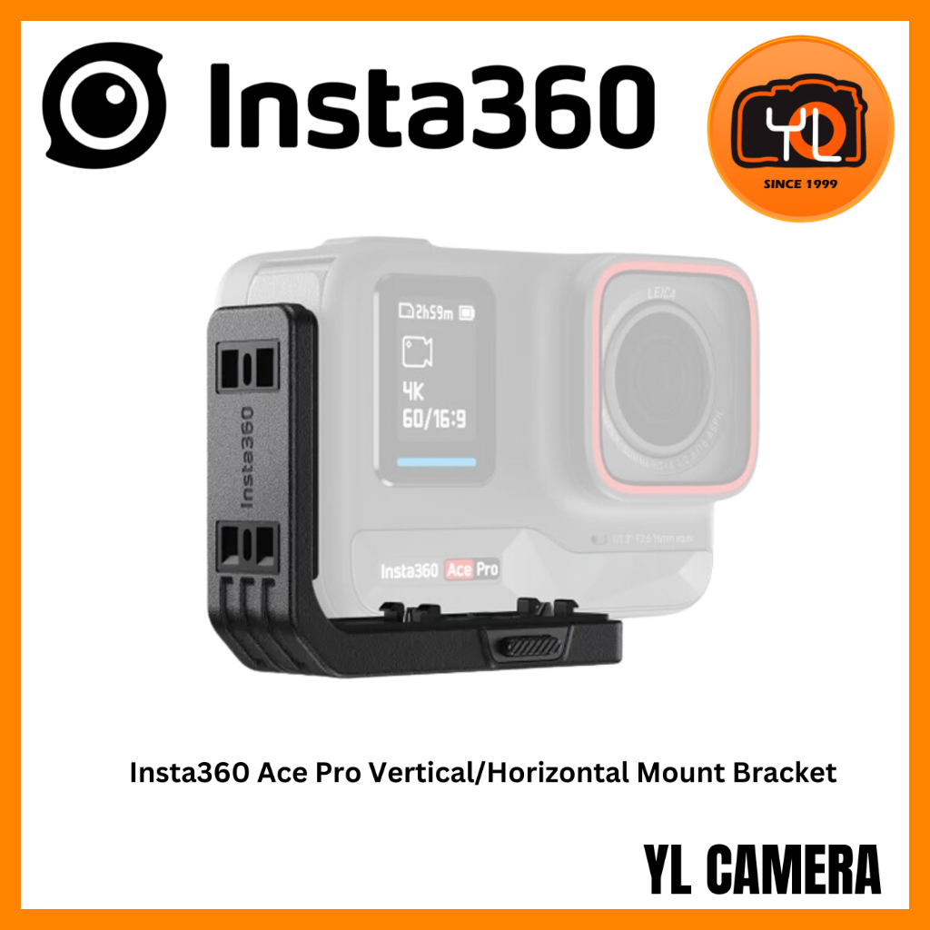 Insta360 Vertical/Horizontal Mount Bracket for Ace and Ace Pro | Shopee ...