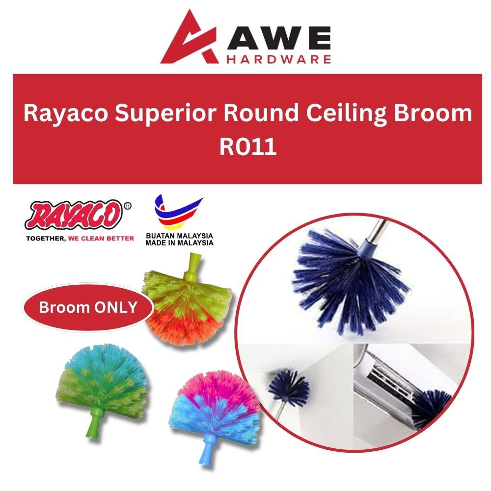 Rayaco Superior Round Ceiling Broom R011 1005 Berus Penyapu Siling ...