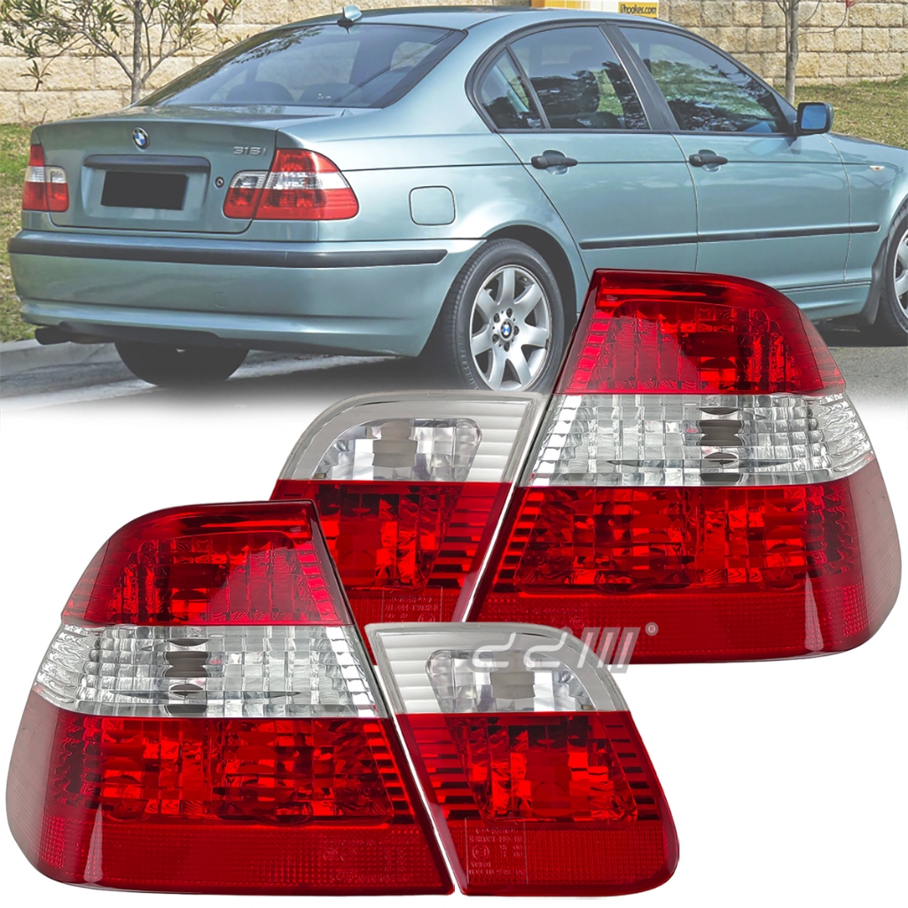 DEPO BMW E46 3 Series 4Door 2001-2005 Rear Tail Lamp Tail Light Boot Lid Light Lamp Lampu ...
