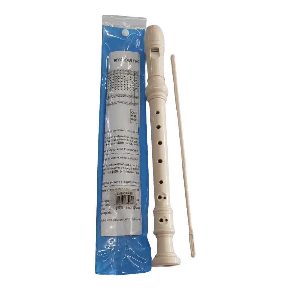 Plastic Flute Recorder Beige ABS / Rekoder Seruling - 8ABS | Shopee ...