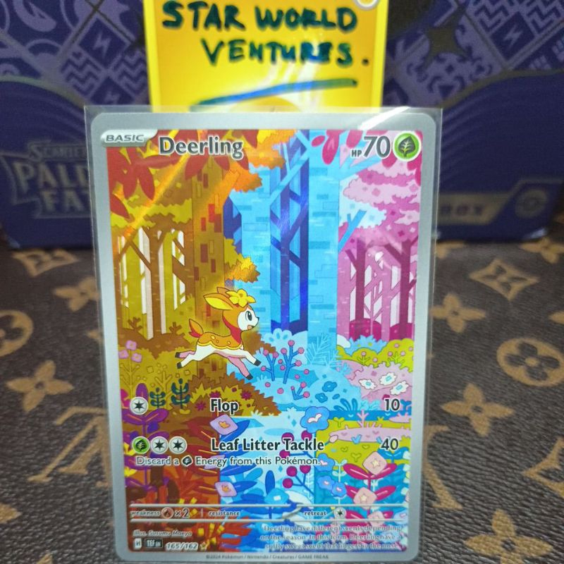 Deerling - 165/162 Illustration (Temporal Forces) Pokemon TCG card 2024 ...
