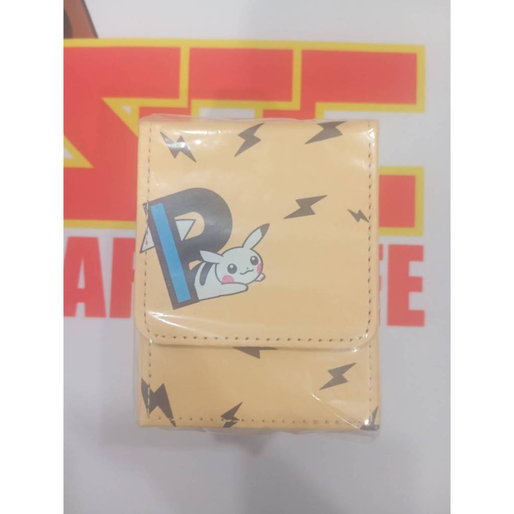 Pokemon Pikachu Leather Deck Box 宝可梦皮卡丘皮卡盒 (Anime Deck Box/ Deck Case ...