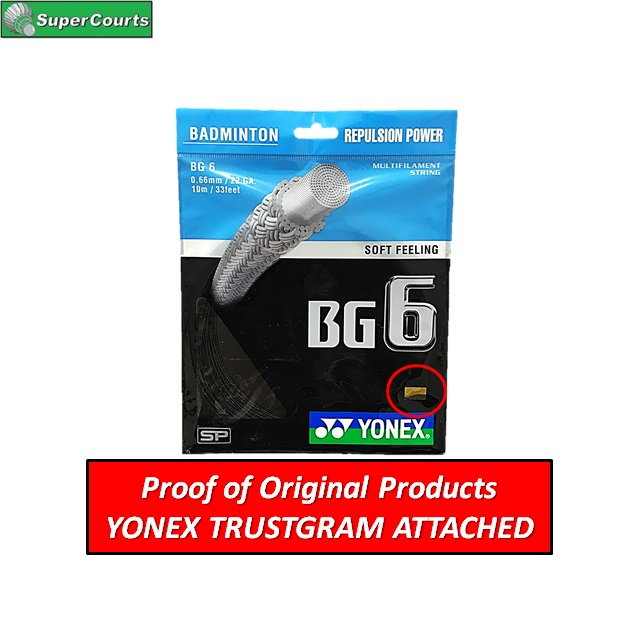 YONEX BG6 Badminton String - (1pcs) | Shopee Philippines