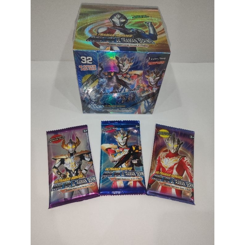 ULTRAMAN VIP CARD 1BOX(32 PACK) | Shopee Philippines