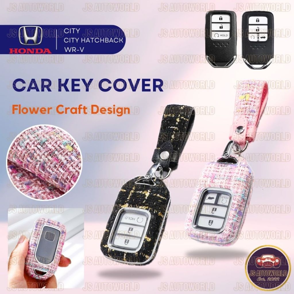 NEW Honda WRV City Key Cover City Hatchback Facelift Keyless Key Case ...