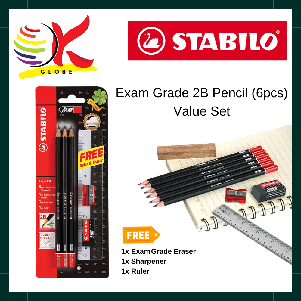 [VALUE PACK] STABILO EXAM GRADE BLISTER PACK 288BL6S1 6S FOC EXAM GRADE ...