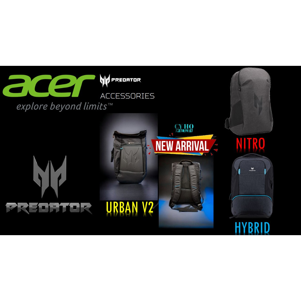 ACER PREDATOR GAMING URBAN BACKPACK LZ.BAGCL.B04 | Shopee Philippines