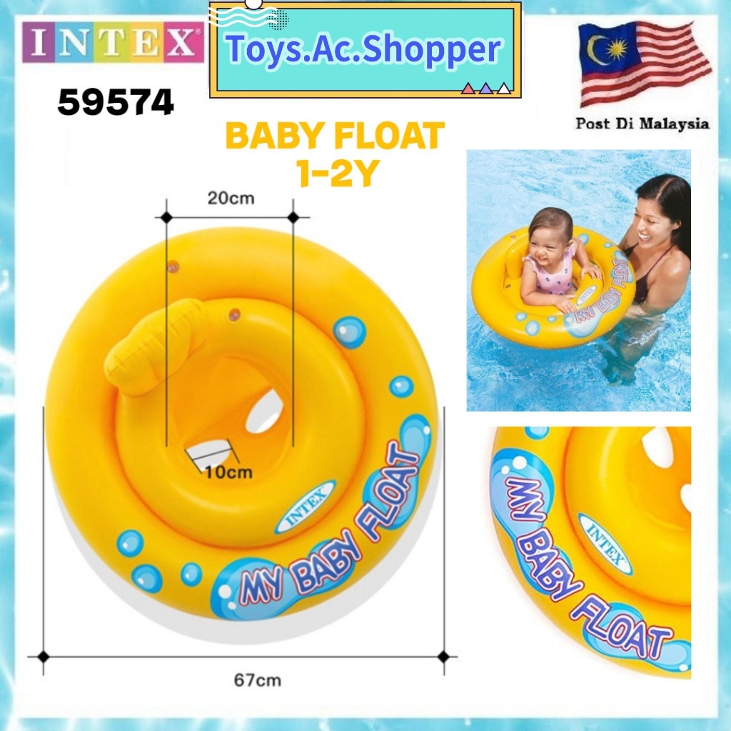 Intex 59574 Inflatable Raft Lifebuoy Lifesaving Ring Swimming Ring Pool ...