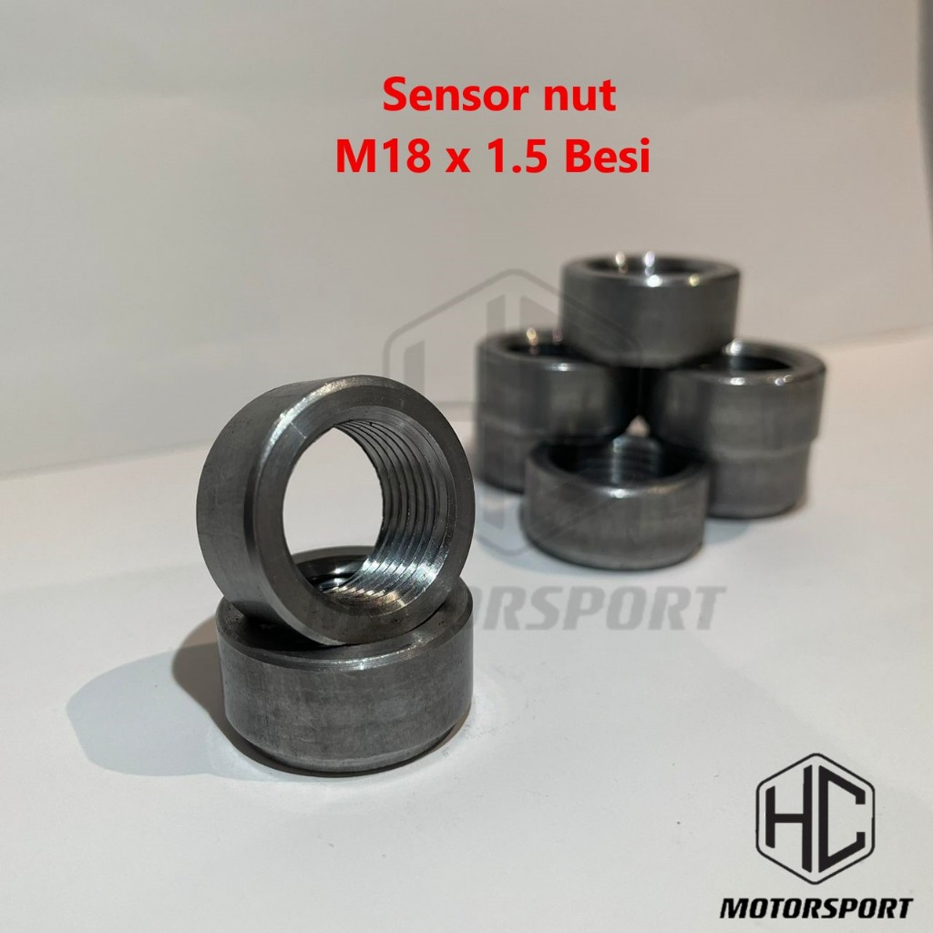 Exhaust O2 Oxygen Sensor nut M18 x 1.5 (besi/iron) Car ekzos pipe ...