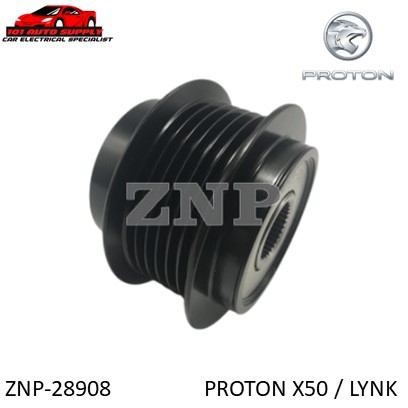 ZNP-28908 Overrunning CAR ALTERNATOR CLUTCH PULLEY FOR PROTON X50 PULLY ...