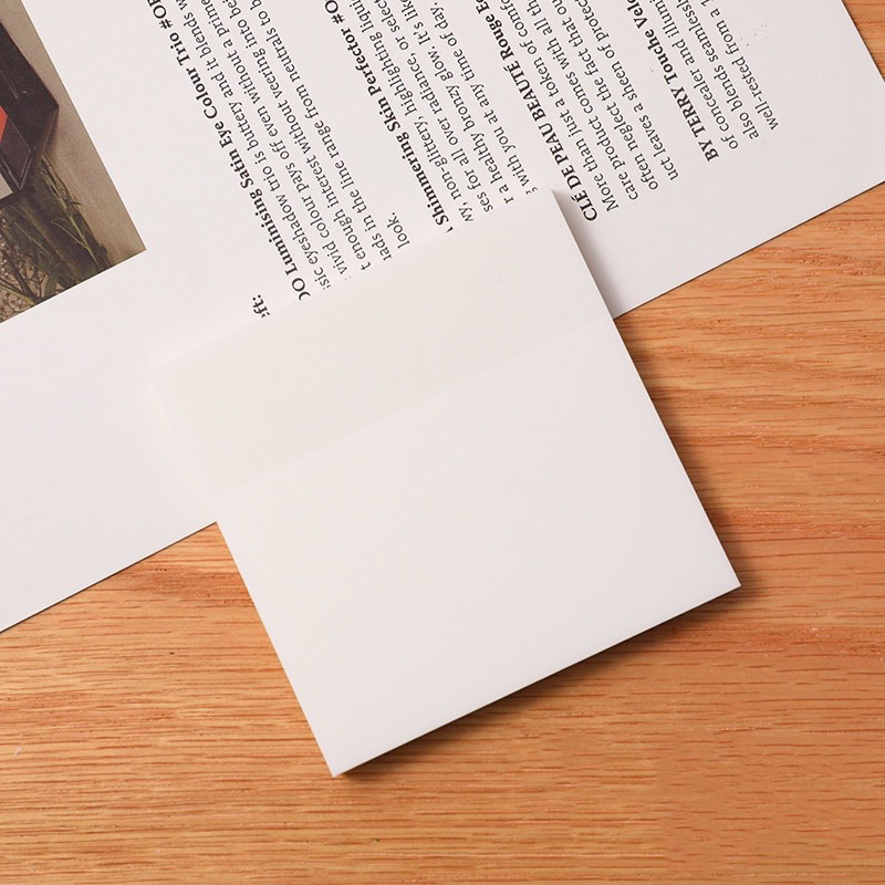 Sticky Note Transparent (1pack 50pcs) | Shopee Philippines