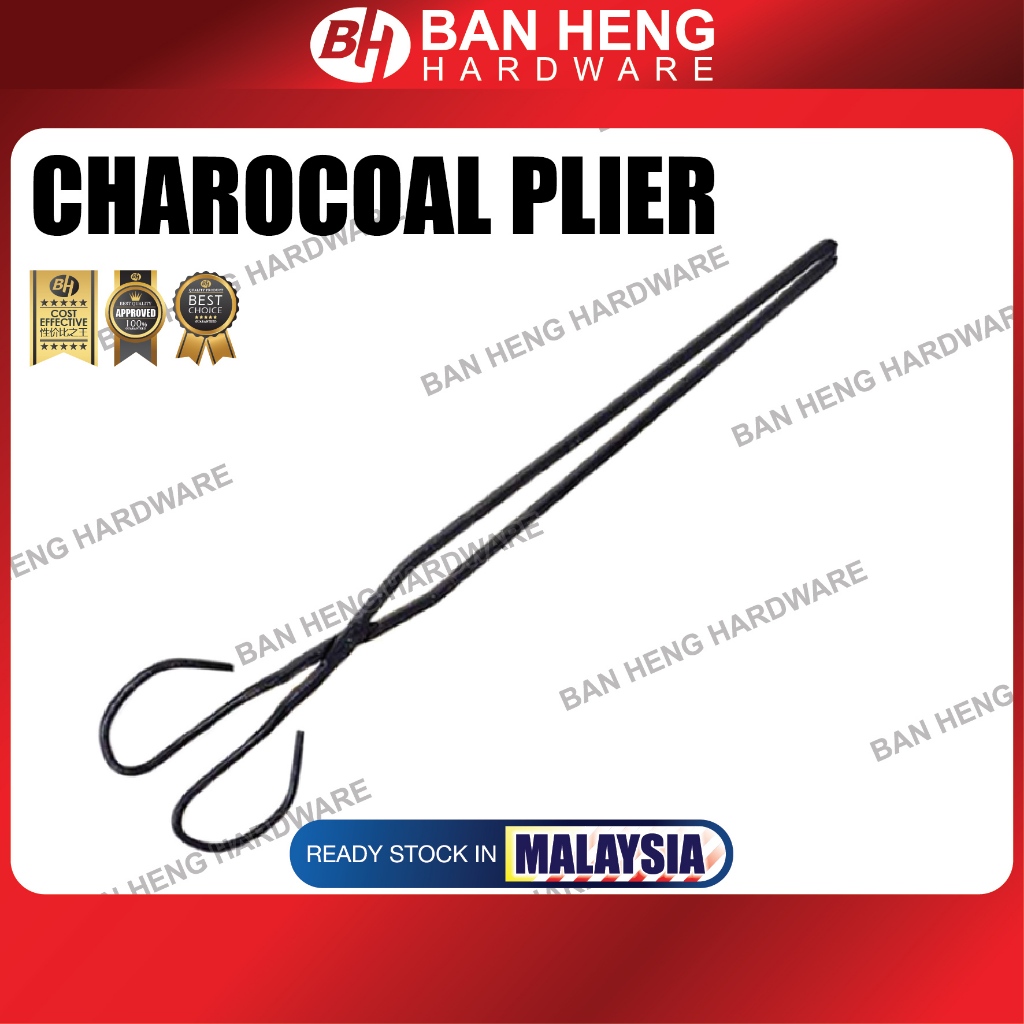 Charcoal Plier / Penyepit Arang / Sepit Arang / Charcoal Clipper / BBQ ...