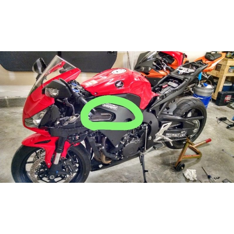 Honda CBR1000RR Pikachu 2012 - 2016 intake duct cover seal Honda Japan ...