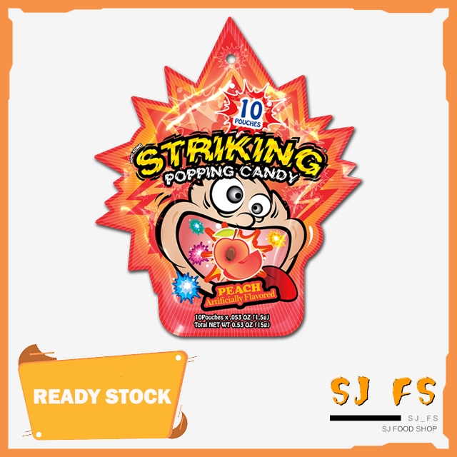 Striking Popping Candy 15g - Peach | Shopee Philippines