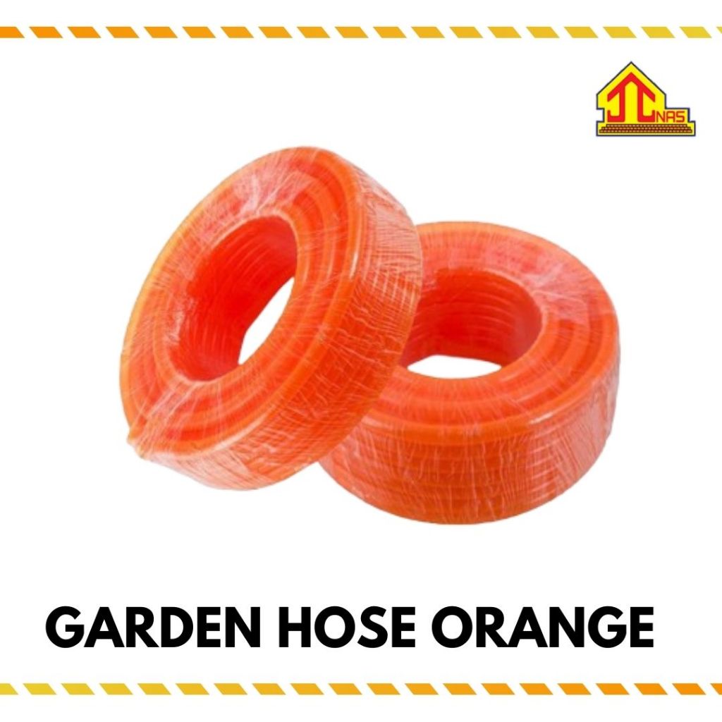 1 METER GARDEN HOSE (ORANGE) / HOSE OREN / PAIP OREN / GETAH PAIP OREN ...