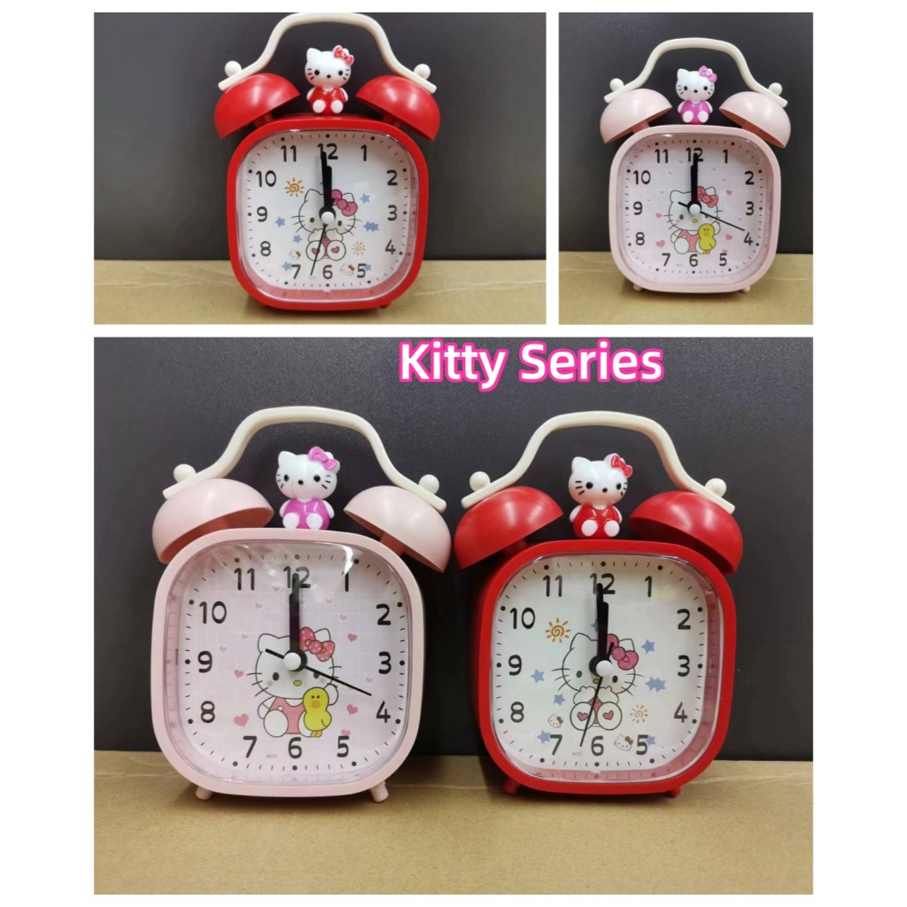 Square Shape Hello Kitty Alarm Clock/Hello Kitty Bell Clock Rectangular ...