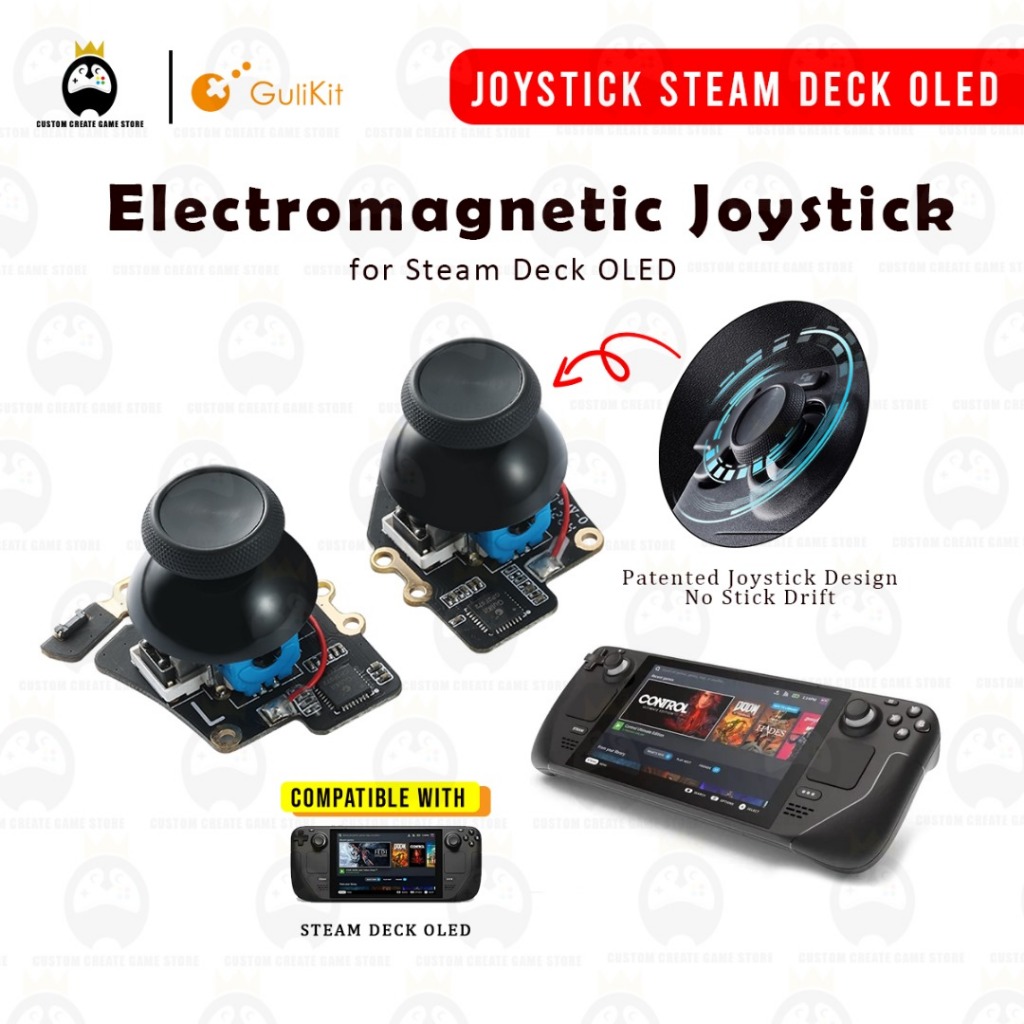 GuliKit Electromagnetic Joystick Module for Steam Deck OLED/Steam Deck LCD GuliKit SD02/GuliKit ...