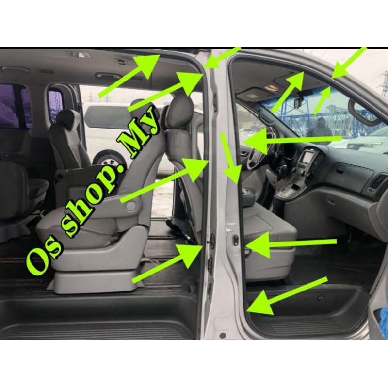 All Hyundai Starex OEM Door BODY INNER RUBBER GETAH Weatherstrip Rubber ...