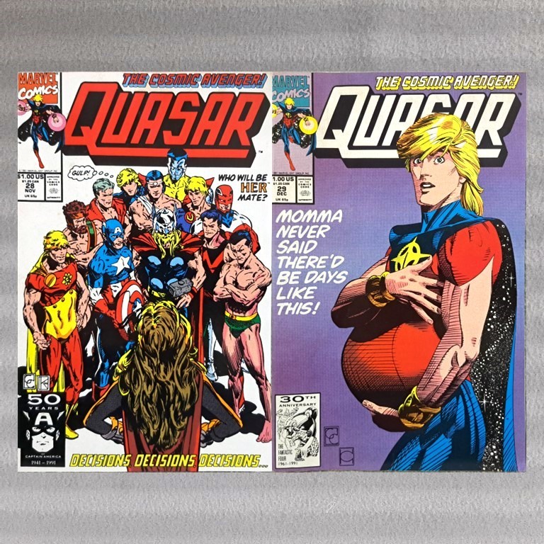 Quasar 28- 29 2/2 Complete Set (Marvel Comics) Mark Gruenwald, Greg ...