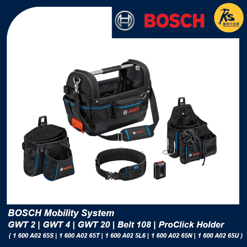 BOSCH Mobility System ( GWT 2 GWT 4 GWT 20 BELT 108 PROCLICK HOLDER ...