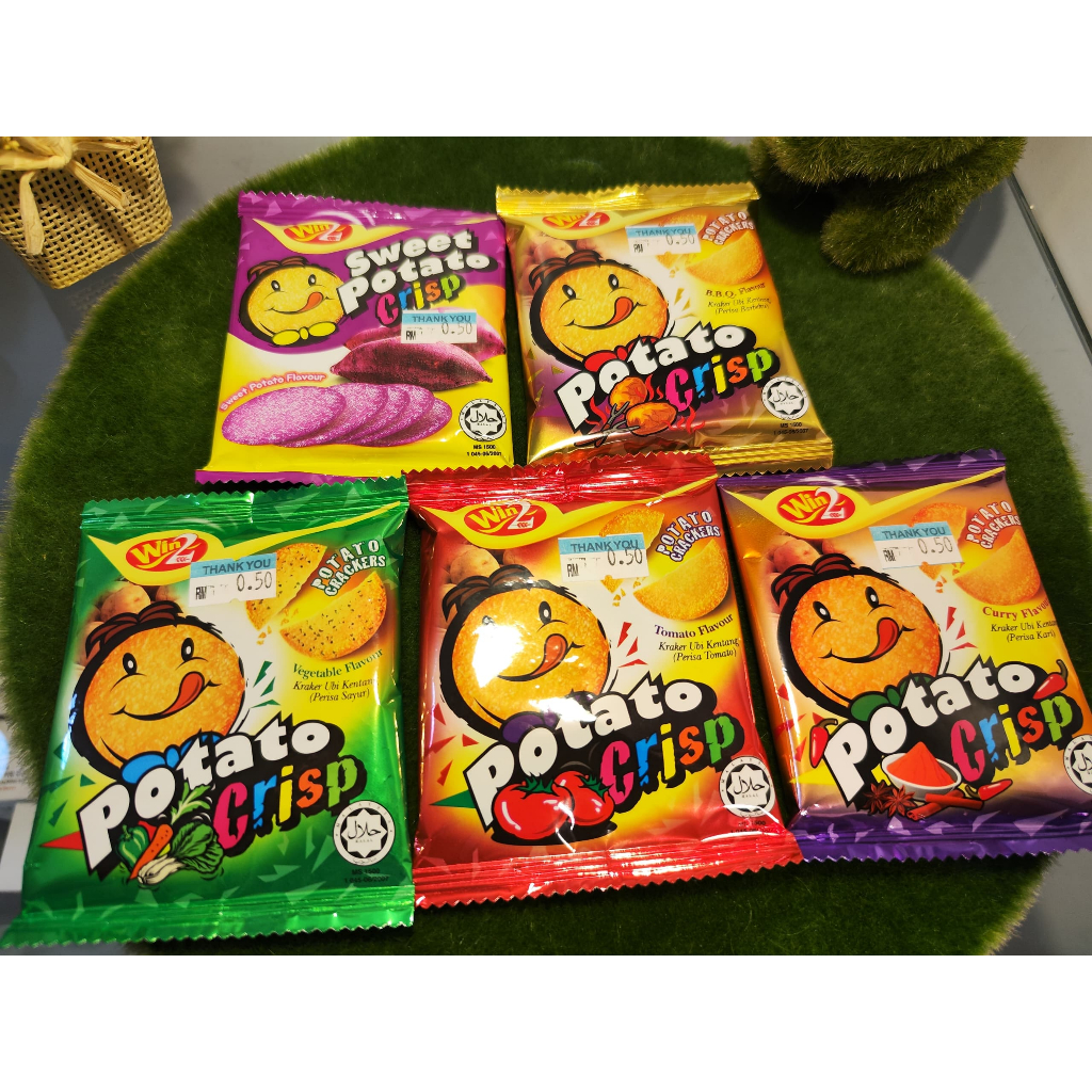 WIN2 POTATO CRISP ( SWEET POTATO / BBQ / VEGETABLE / TOMATO / CURRY ...