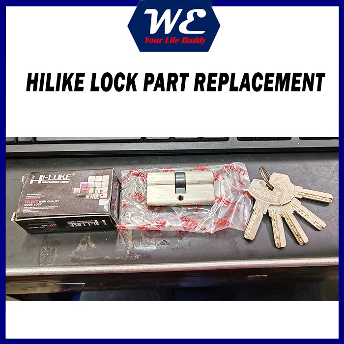HILIKE DOOR LOCK PART REPLACEMENT WITH 5 KEYS (Suitable for Vitally ...