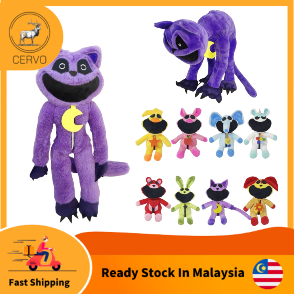 BCT Patung Catnap Plush Cat Nap Poppy Playtime 3 Smiling Critters Plush ...