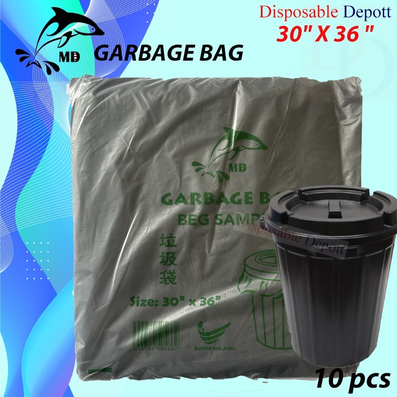 MD Garbage Bag Black (30" x 36") /Plastik Sampah/Rubbish Bag/Trash Bag ...