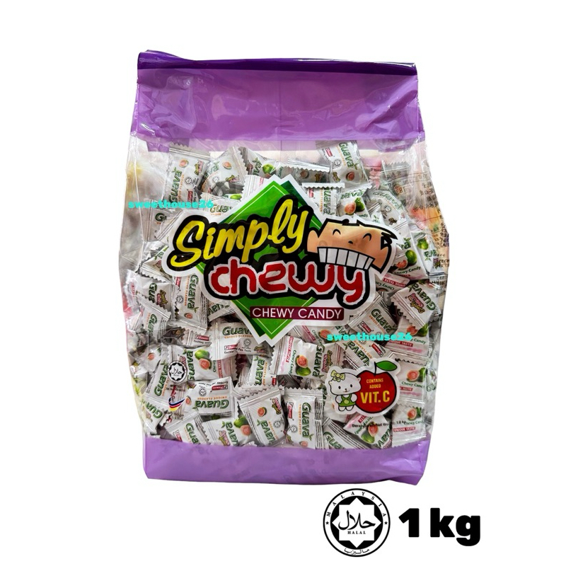 Simply Chewy Candy Guava Flavour 1kg Halal | Shopee Philippines