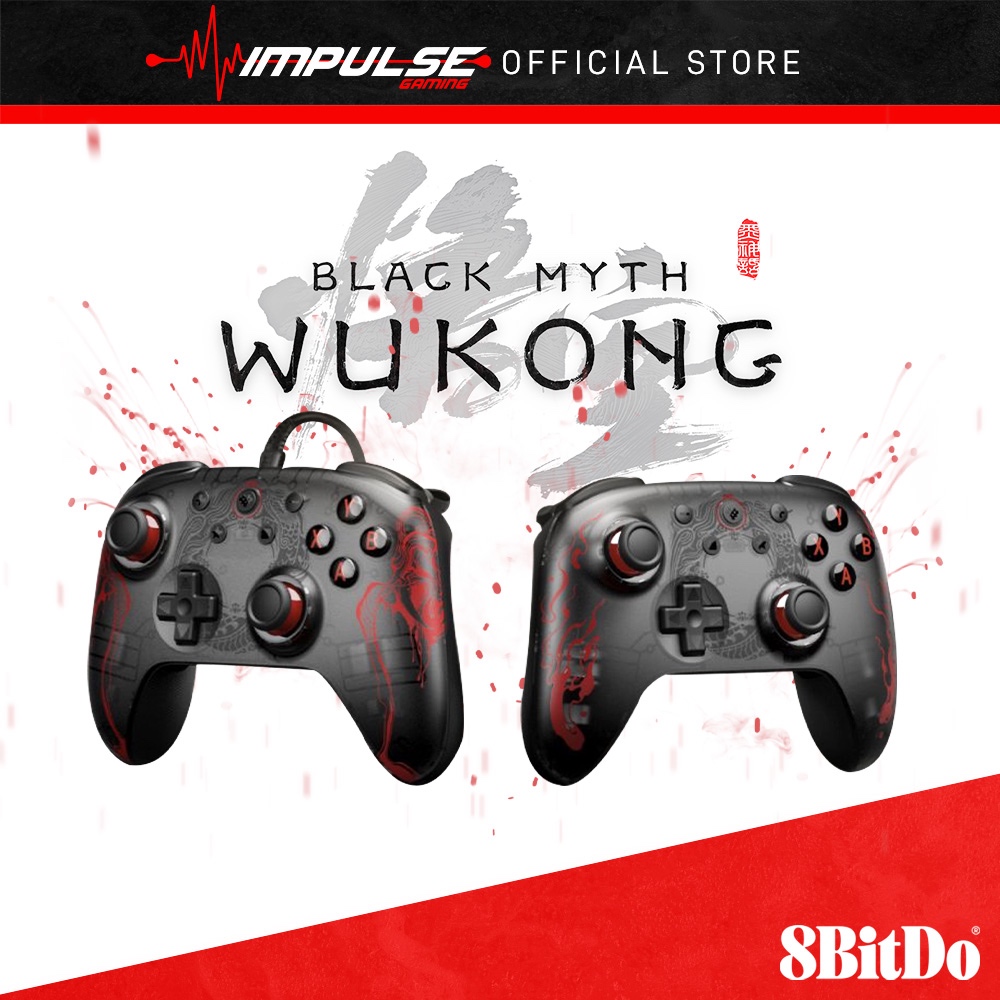 8BitDo Ultimate 2C Wired / Wireless Controllers - Black Myth: Wukong ...