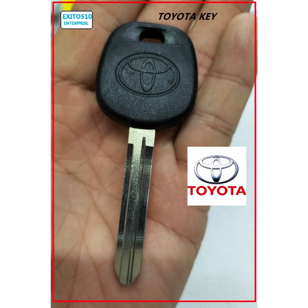 TOYOTA key /Toyota key blank /vios/camry/hilux/innova/key only | Shopee ...