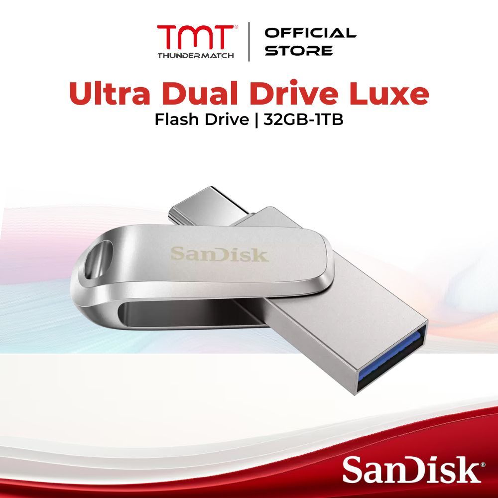 SanDisk Ultra Dual Drive Luxe OTG Type-C USB 3.1 Flash Drive (256GB ...