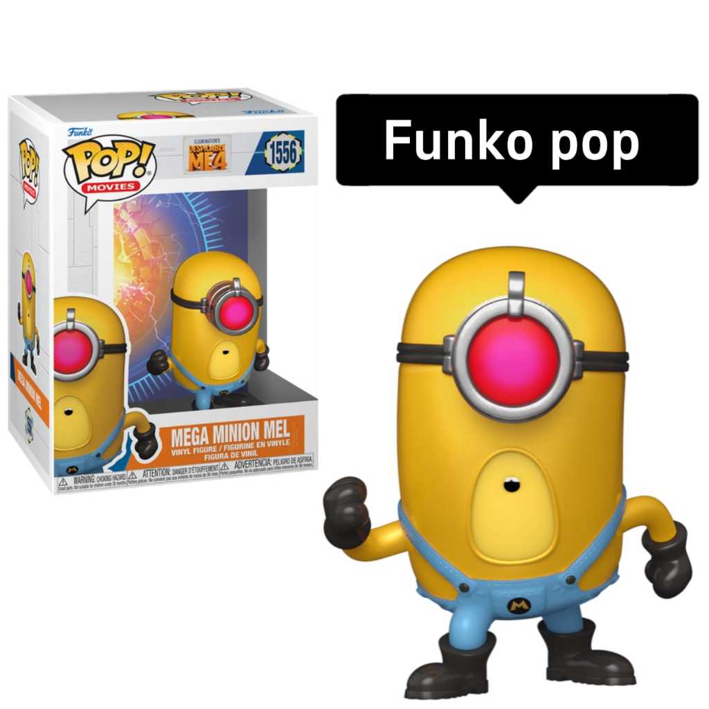 Funko Pop! Movies Despicable ME4 1556 Mega Minion Mel Collectible ...