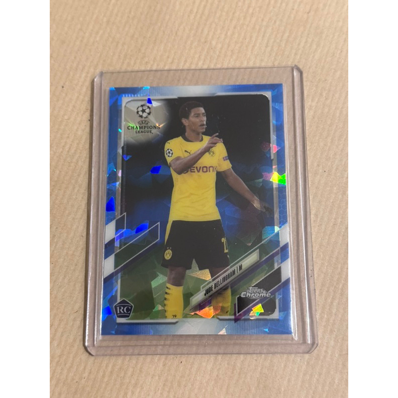 2020-21 TOPPS CHROME SAPPHIRE VARIATION JUDE BELLINGHAM RC BORUSSIA ...
