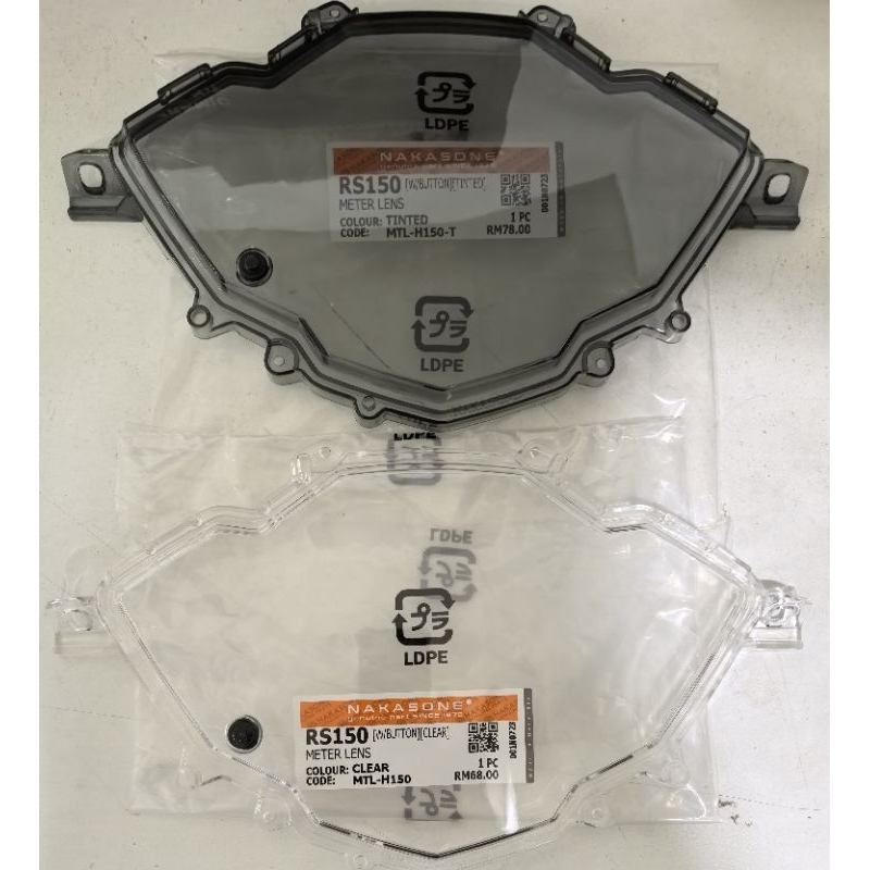 HONDA RS150 V1 METER LEN LENS CLEAR / TINTED TUDUNG PENUTUP SPEEDO ...