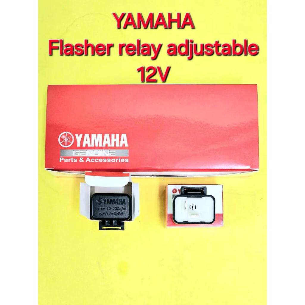 YAMAHA RACING FLASHER RELAY ADJUSTABLE 12V LED SIGNAL KATAB | Shopee ...