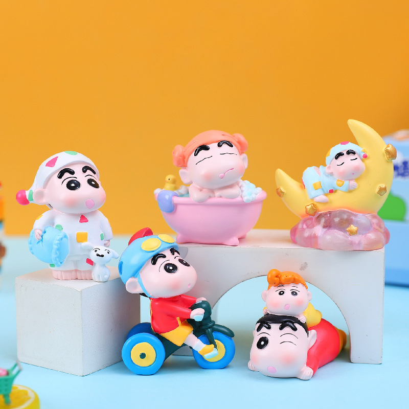 Crayon Shin-Chan Blind box Toys Figure Resin Crafts model - Small Shin ...