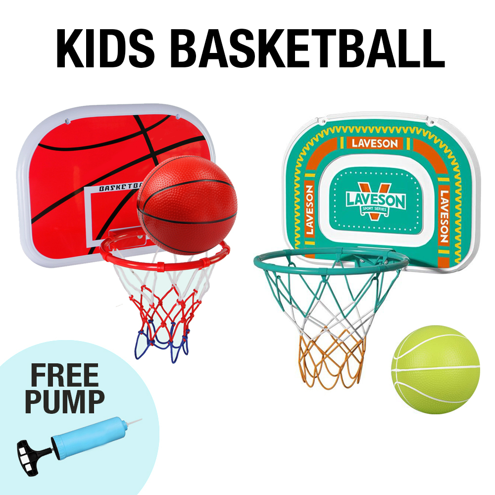 Kids Indoor Basketball Stick & Play Red / Green | Shopee Philippines