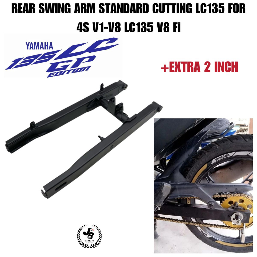 YAMAHA LC LC135 4S V1-V8 LC135 V8 Fi RS150 RSX WINNER X Y15 V1 V2 Y16ZR CUTTING STANDARD REAR ...