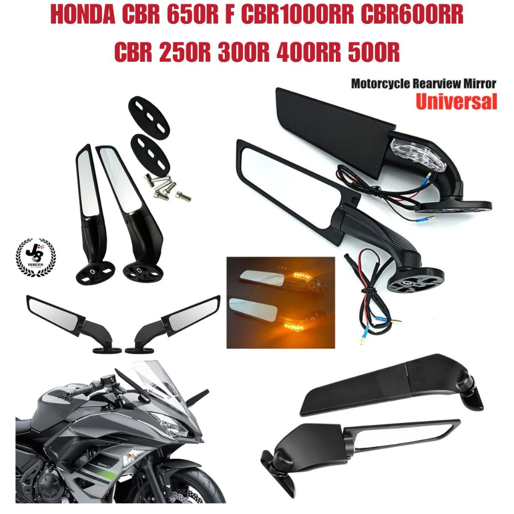 Universal Rearview Mirror Modified Wind Wing Motorcycle For Honda