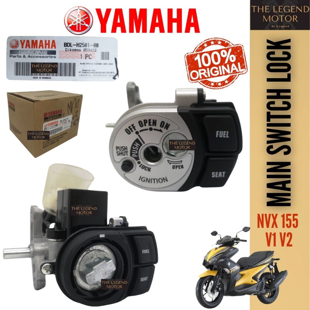 NVX155 V1 V2 AEROX 155 NVX AEROX155 Key Set Ignition Main Switch Lock ...