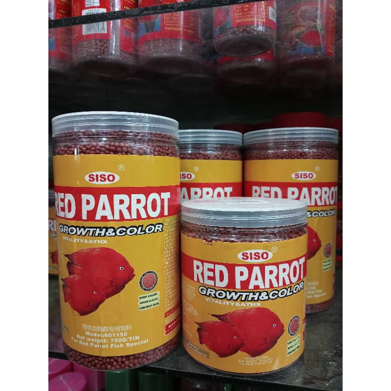 Siso red parrod growth&color 320g/750g | Shopee Philippines