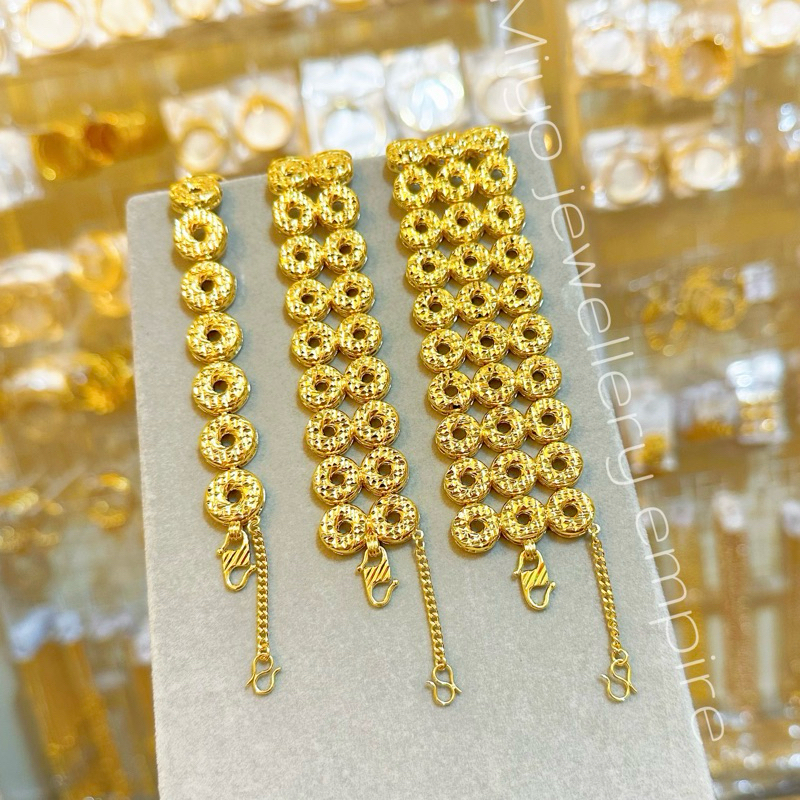 Donut COP 916 HAND CHAIN (bangkok gold / 24k Korean gold) | Shopee ...