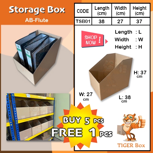 (BUY 5 FREE 1) Storage Box Carton Box Cardboard Box Cardboard Box Paper ...