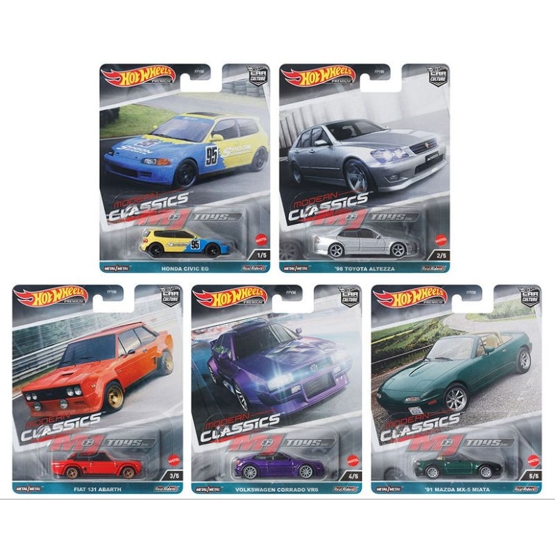 Hot Wheels Modern Classic 4 Variation - Honda Civic EG Spoon, Toyota ...
