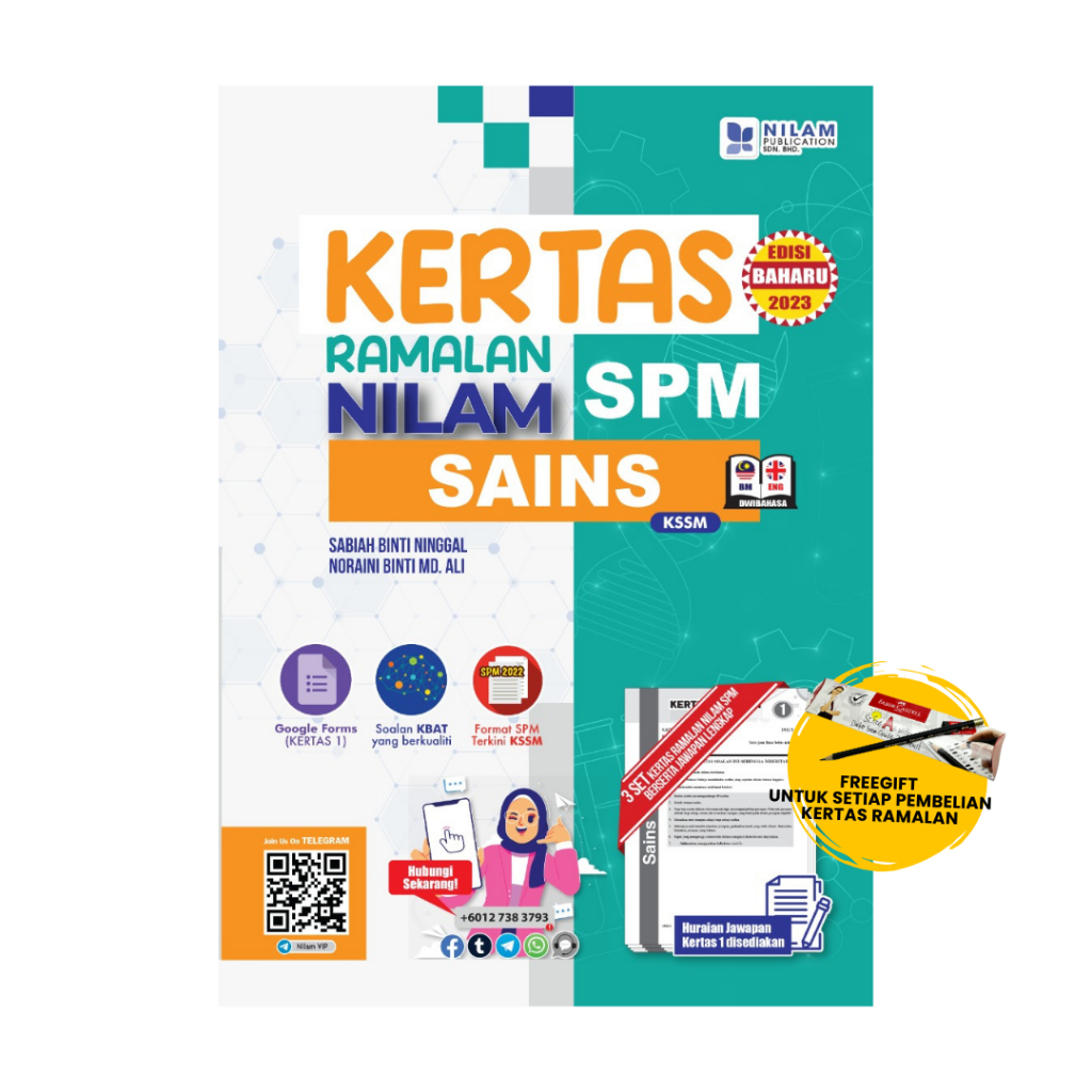 Nilam KSSM Science SPM Prediction Paper (2023) | Shopee Philippines